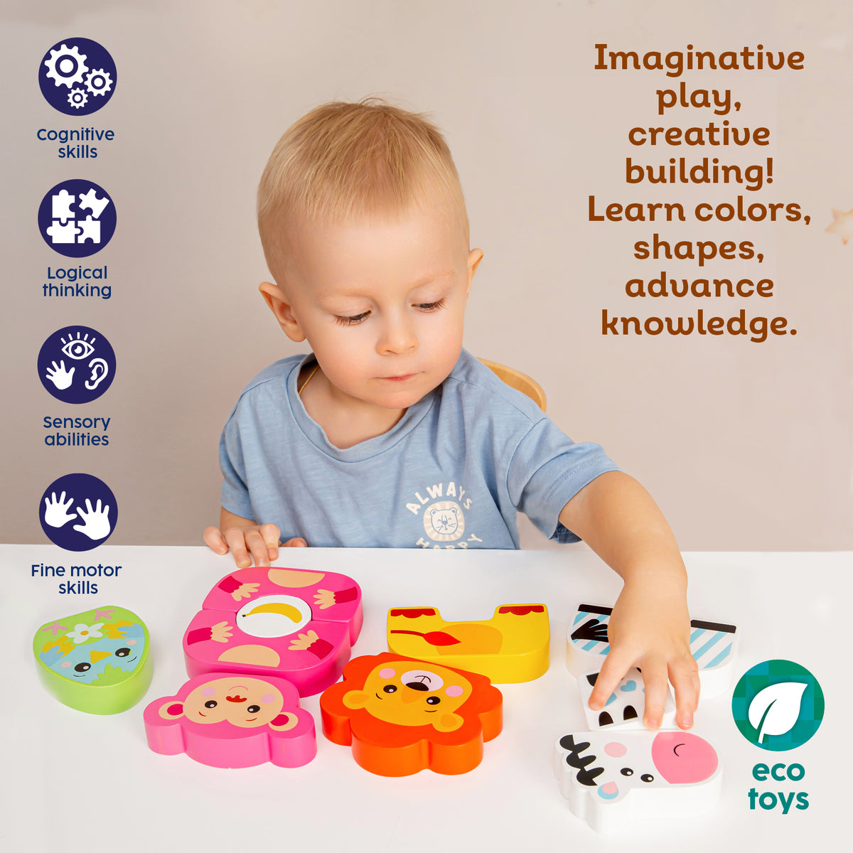Kids Hits: Build Your Own Adventure with the Wooden Blocks Monkey and